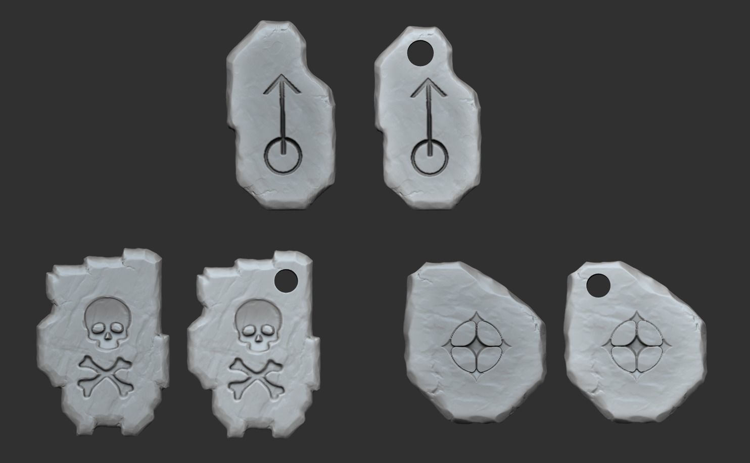 Tibia Runes PACK - All Runes CGI and Printable 3D model 3D printable ...