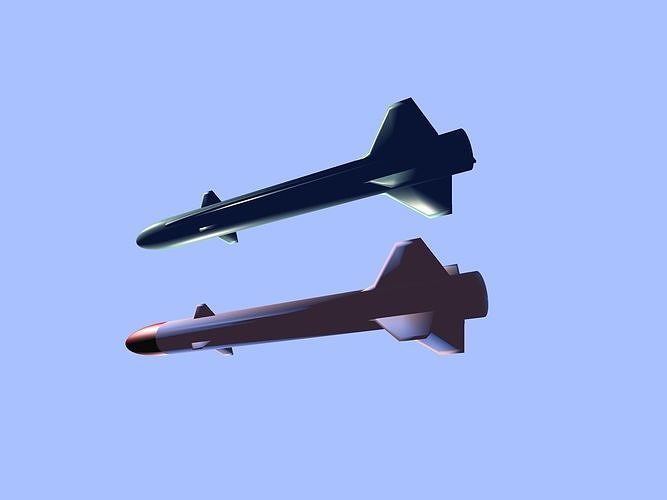 Missiles 3D model | CGTrader