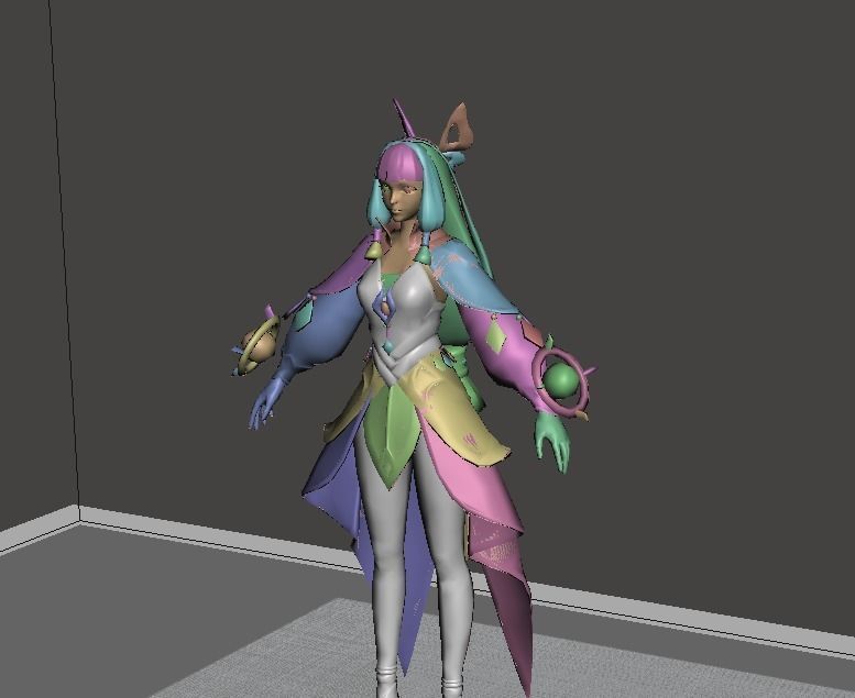 mlbb guinevere obj fbx 3D model 3D printable | CGTrader