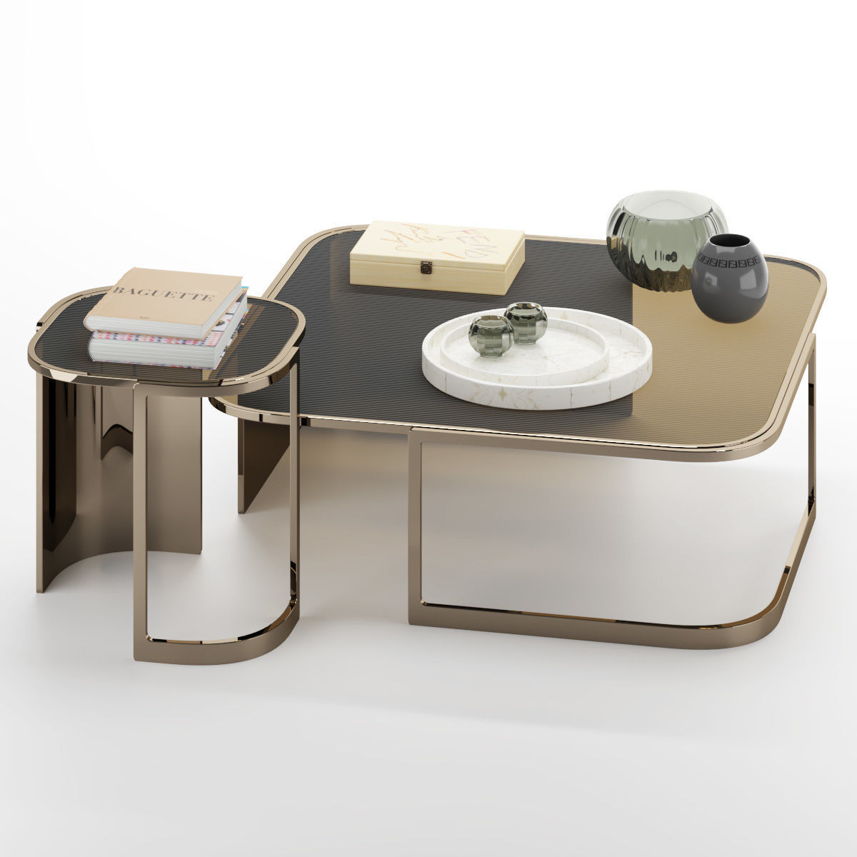 Coffee table Bent fendi Home 3D model | CGTrader