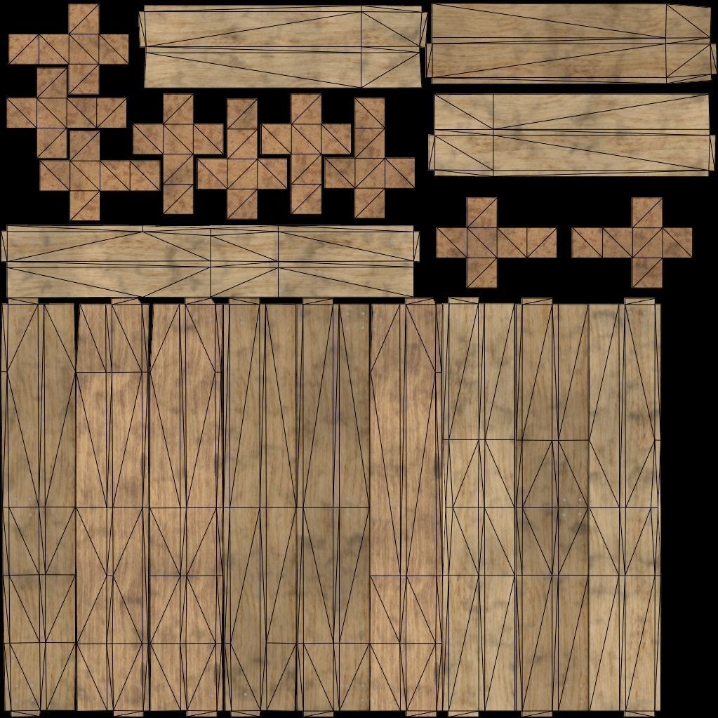 Wooden pallet low poly free VR / AR / low-poly 3D model | CGTrader