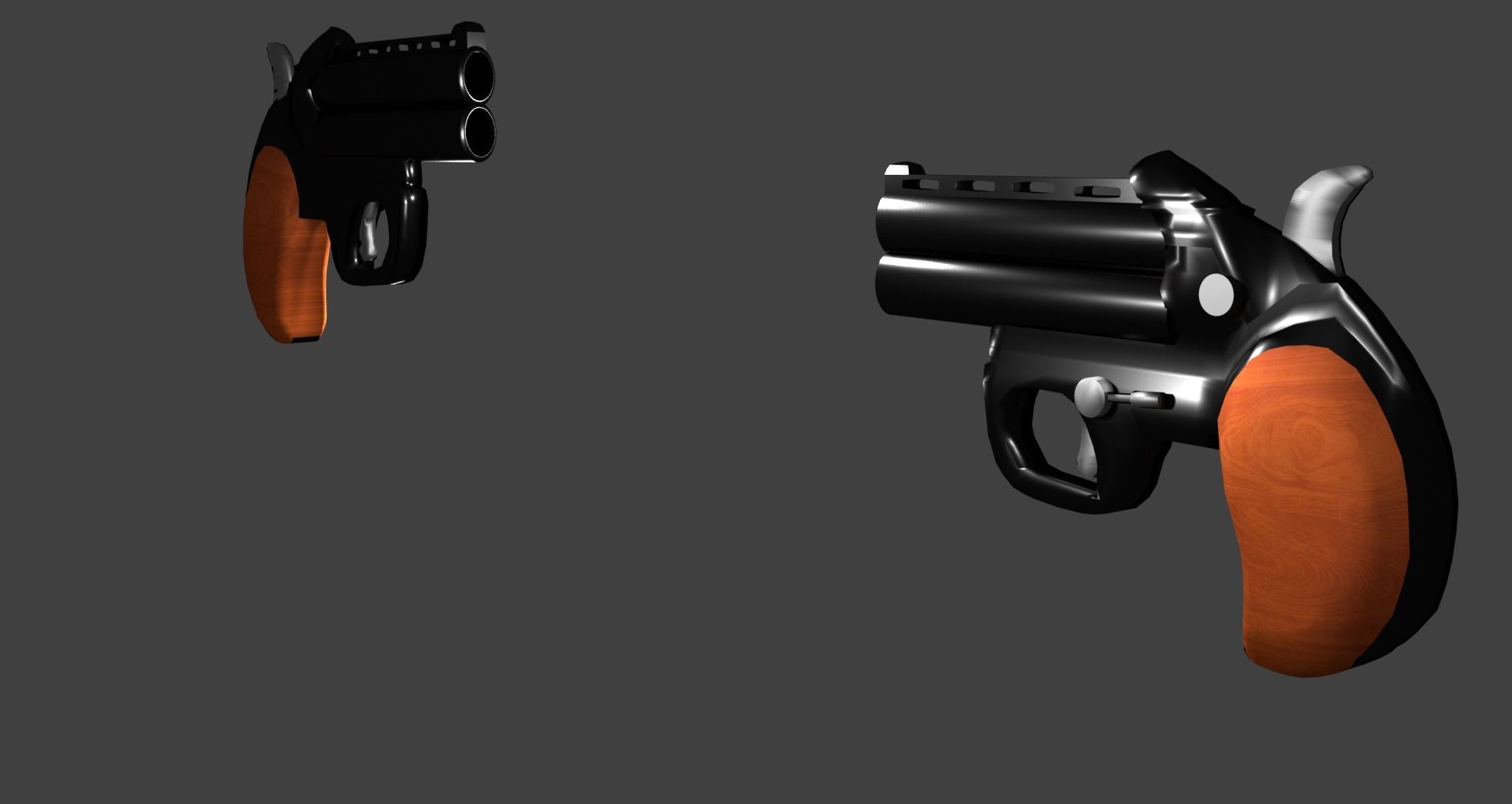 Palm pistol 3D model | CGTrader