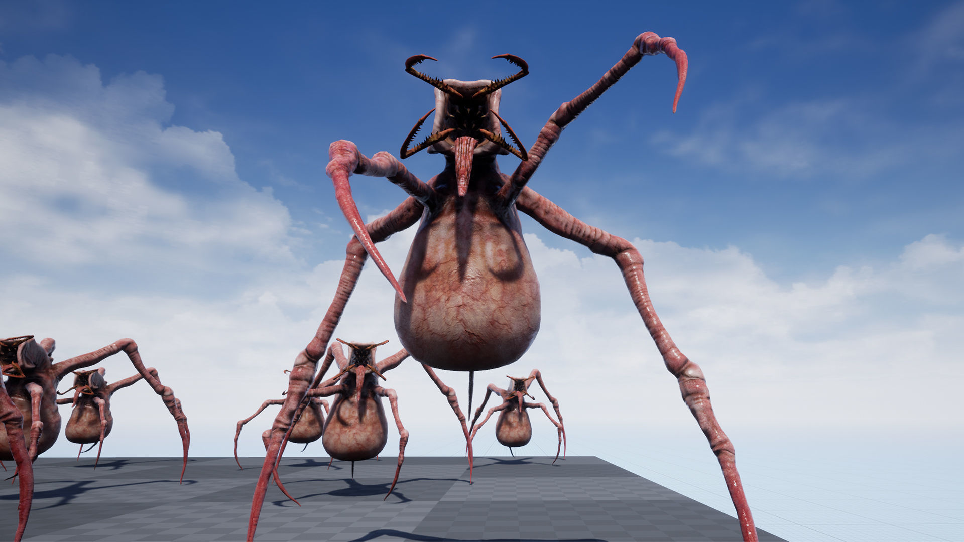 3D model Poisonous insect monster VR / AR / low-poly rigged animated ...