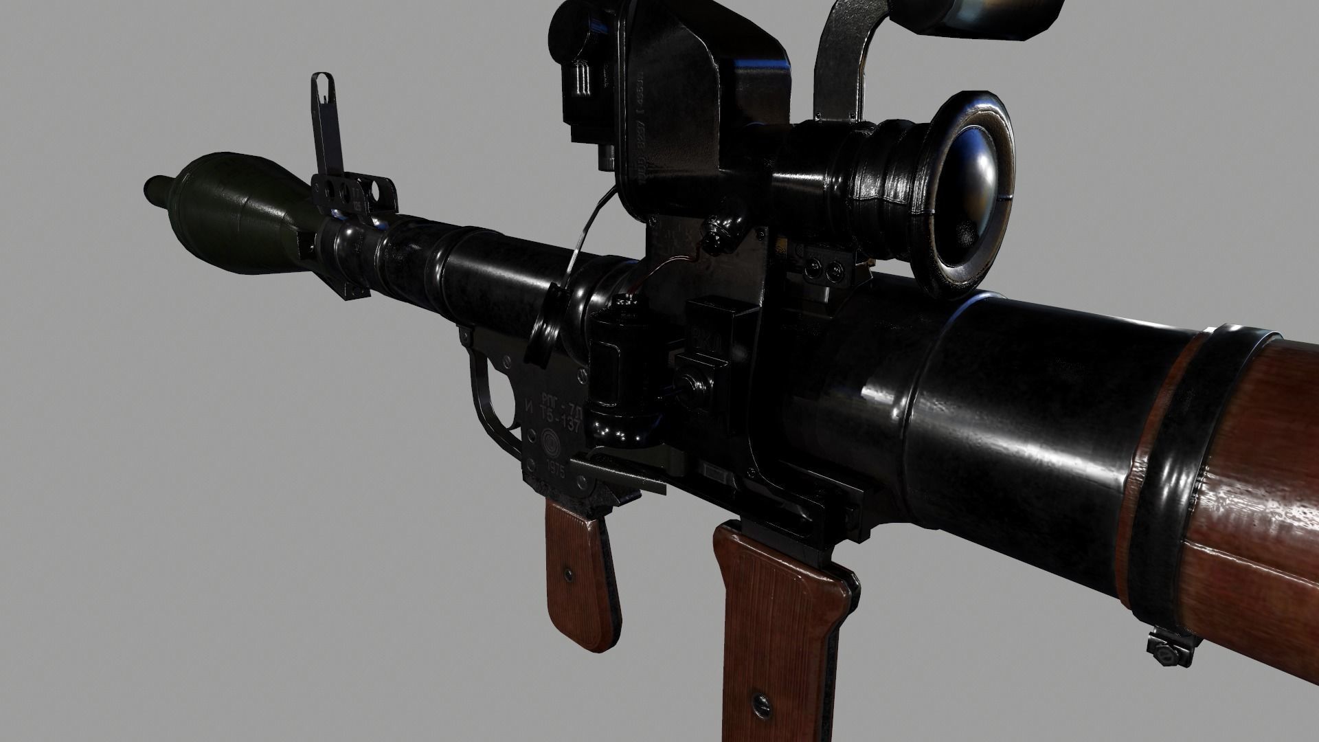 RPG-7 Soviet Bazooka 3D model | CGTrader