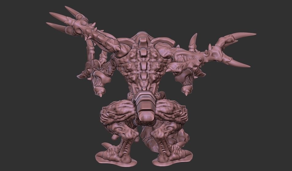 Xenoteras Ripper 3D model 3D printable | CGTrader
