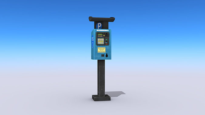3D model Parking Meter VR / AR / low-poly | CGTrader