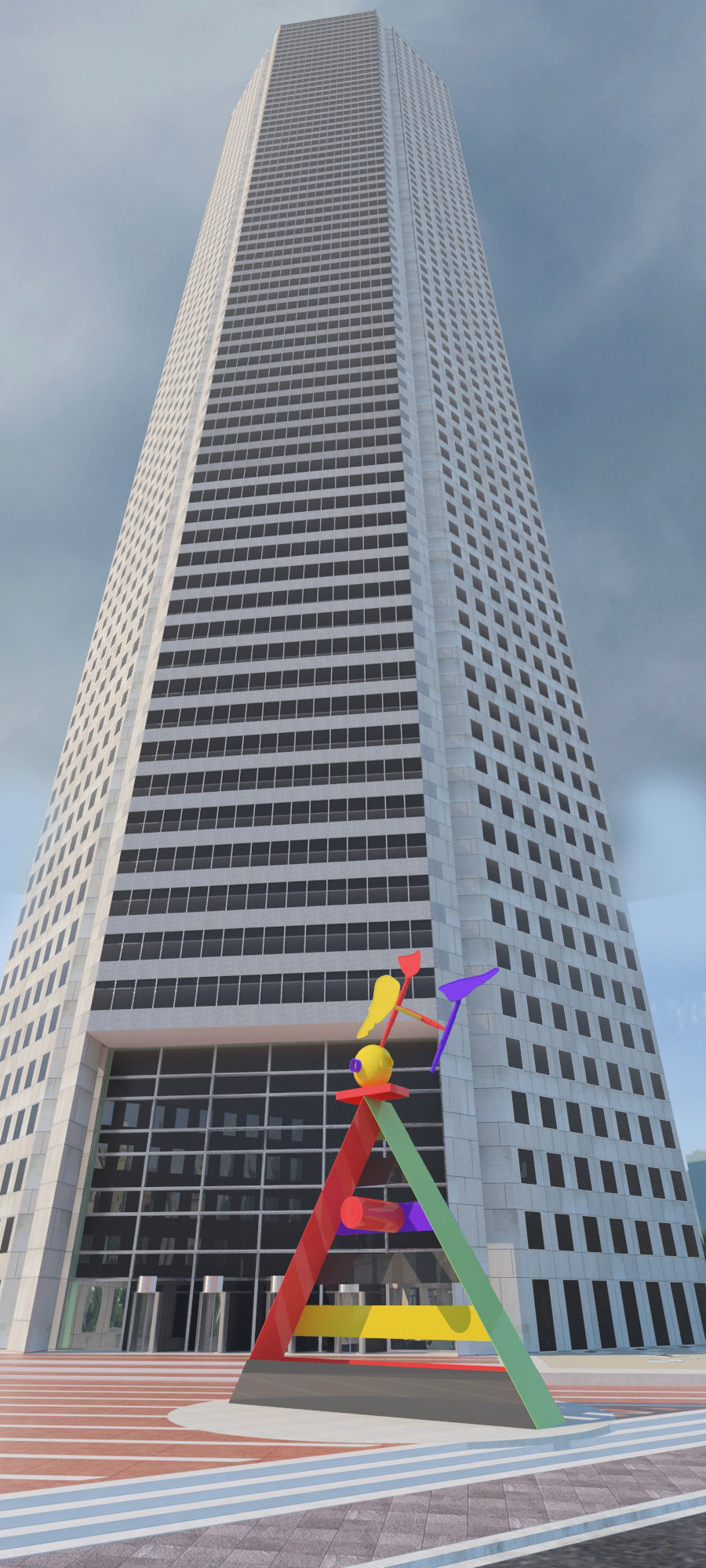 JPMorgan Chase Tower 3D model | CGTrader