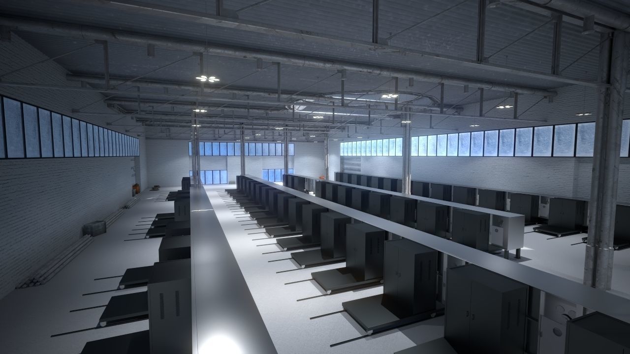 Factory site Fabric Plant 3D model | CGTrader