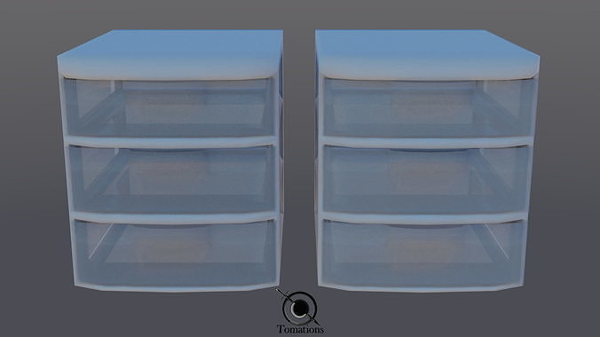 Organizer storage cabinet 3D model | CGTrader