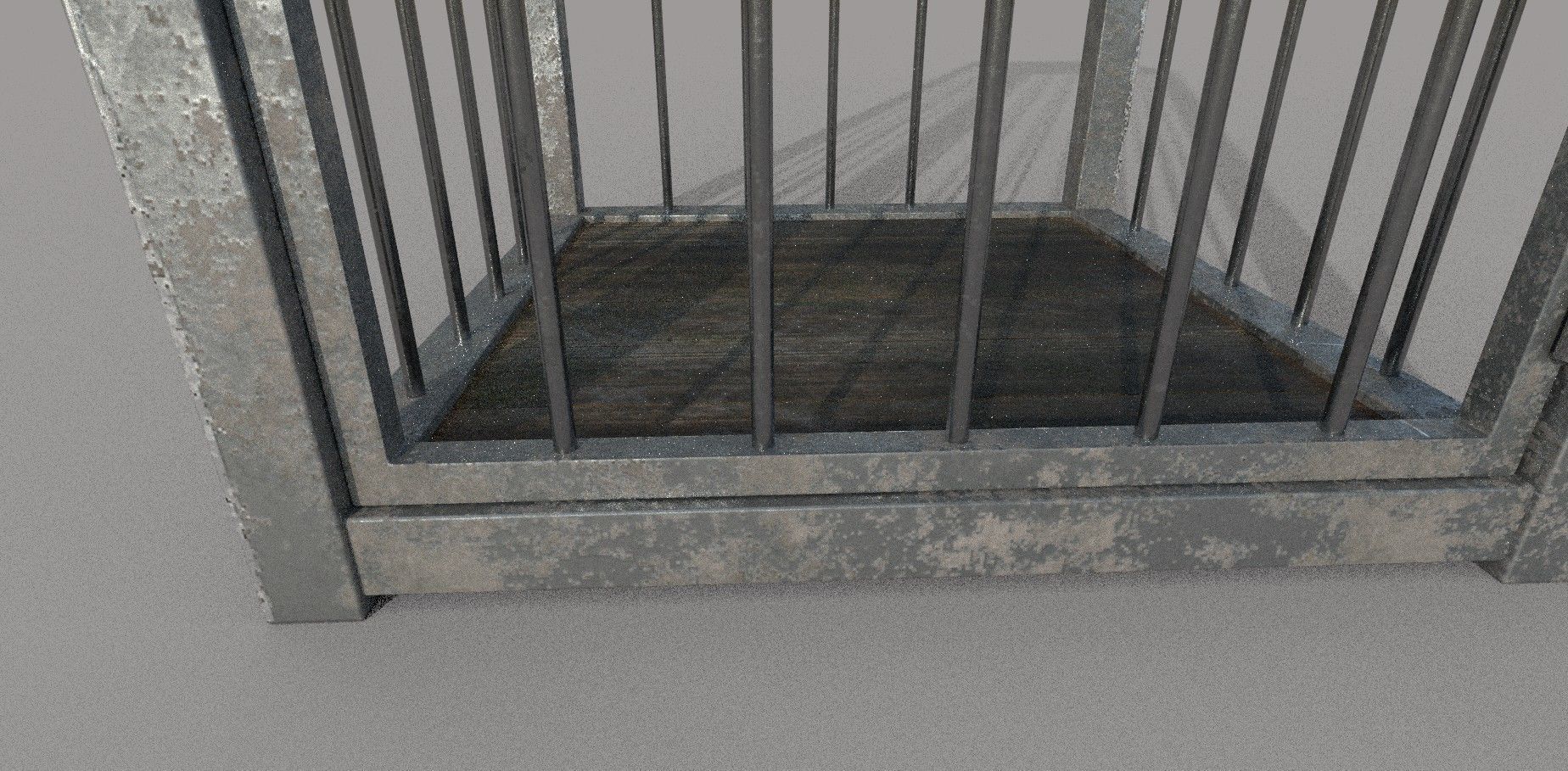 3D model Old metal cage 3D model VR / AR / low-poly | CGTrader