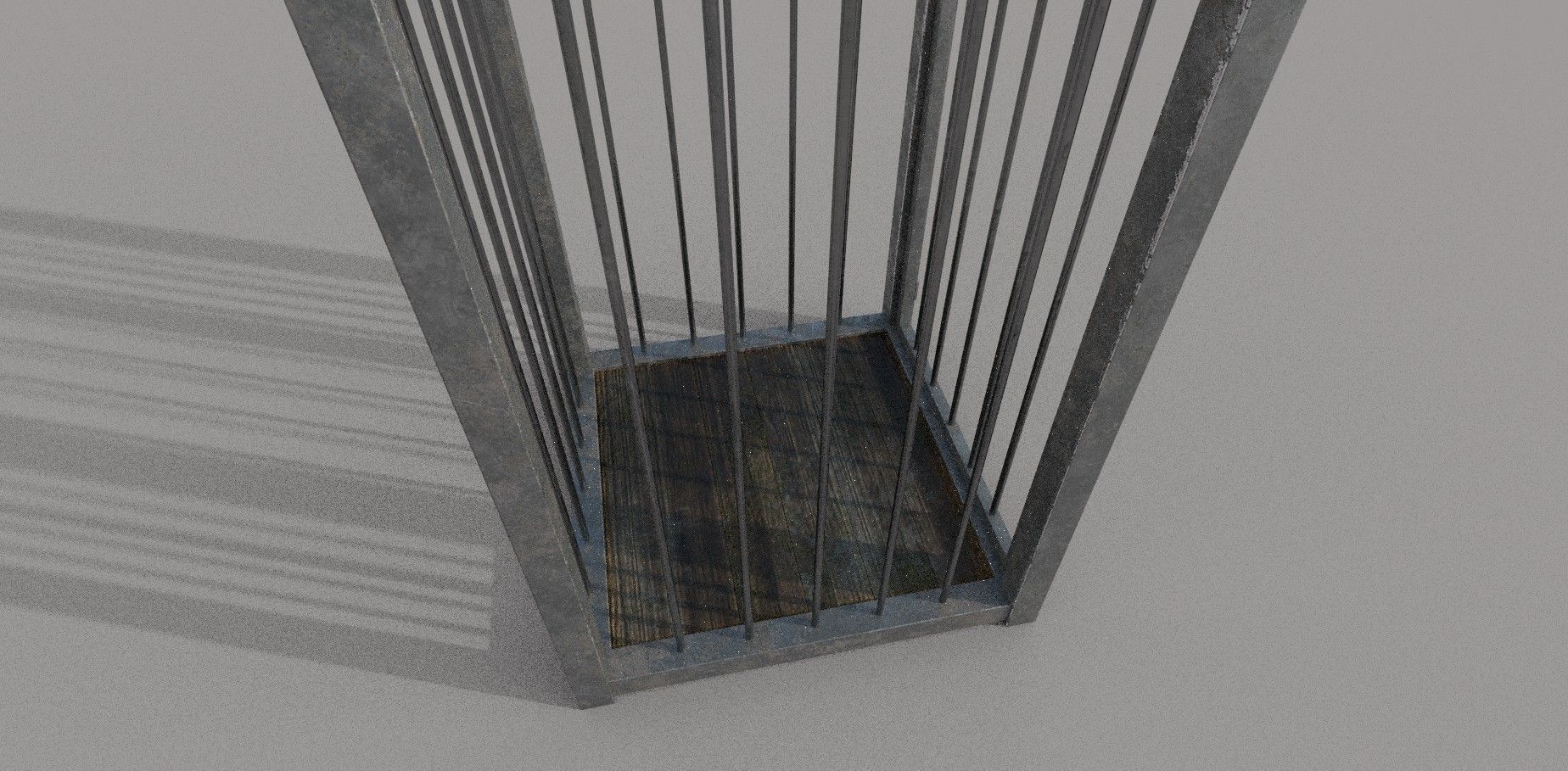 3D model Old metal cage 3D model VR / AR / low-poly | CGTrader