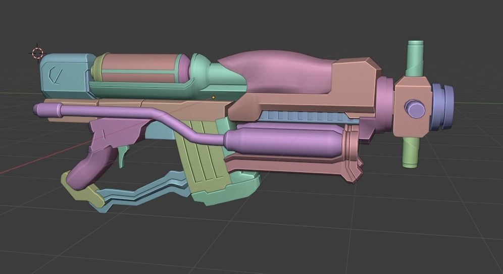 3D model Sci-Fi Poison Gun VR / AR / low-poly | CGTrader