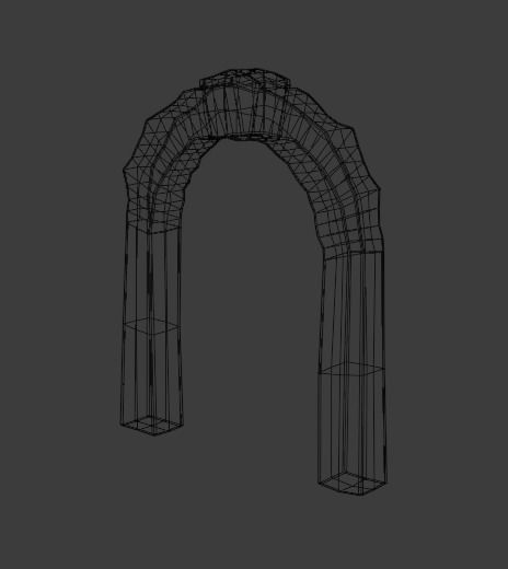 Stone Brick Gateway free 3D model | CGTrader