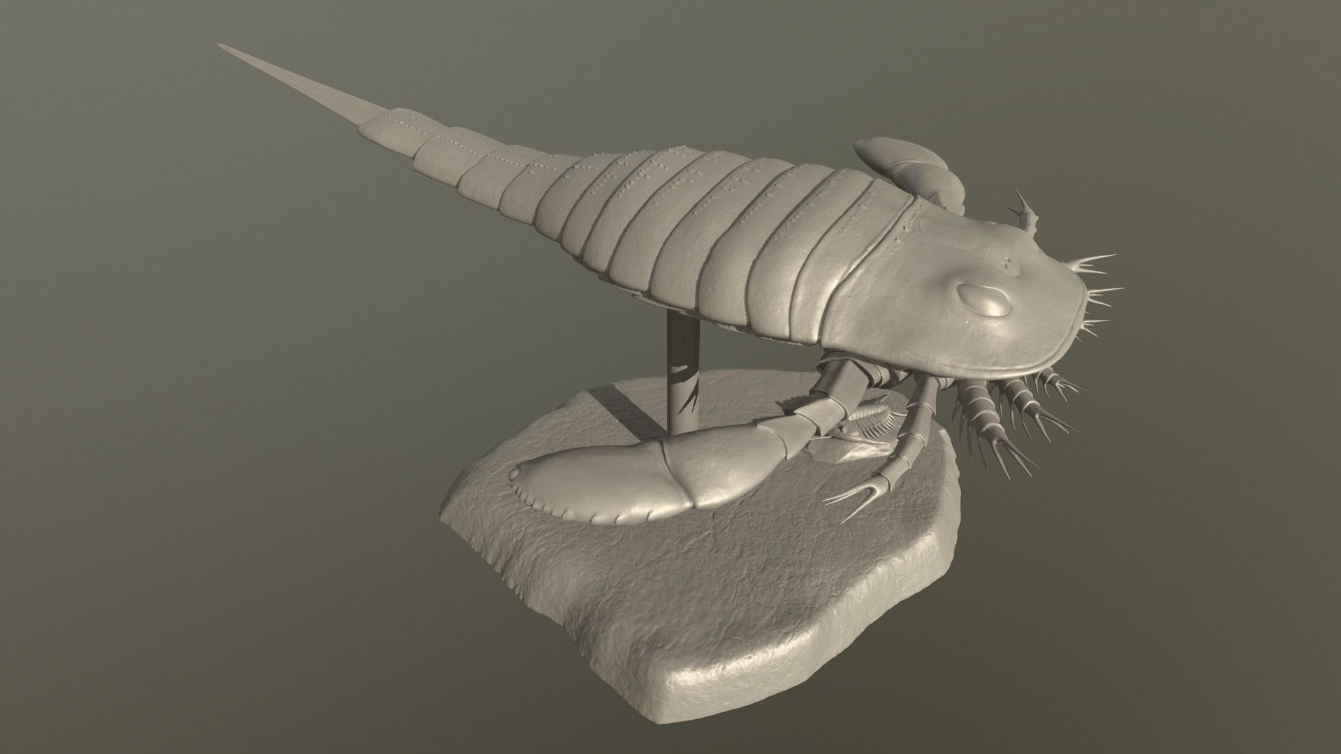 Eurypterus remipes 3D model 3D printable | CGTrader