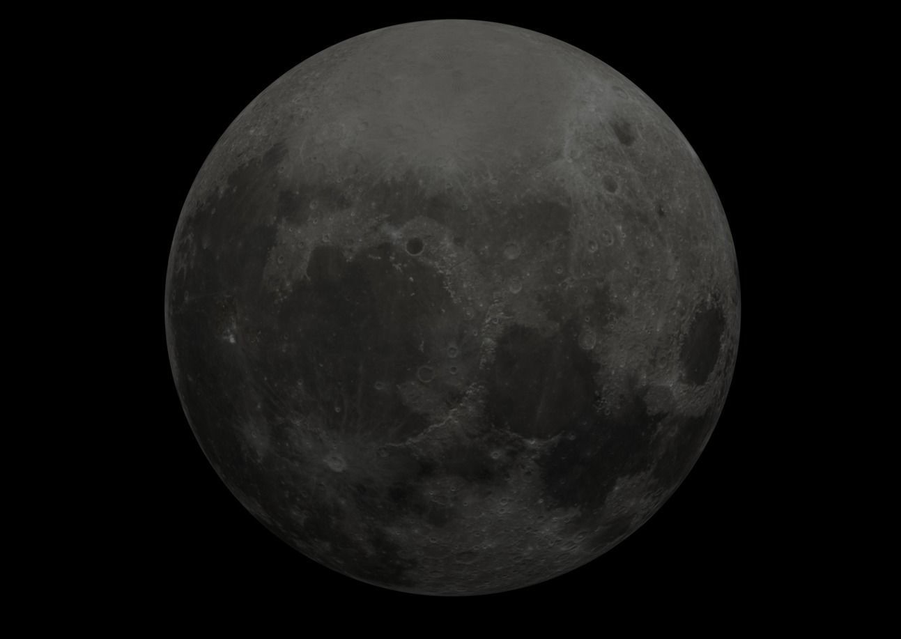 3d Moon Model free VR / AR / low-poly 3D model | CGTrader