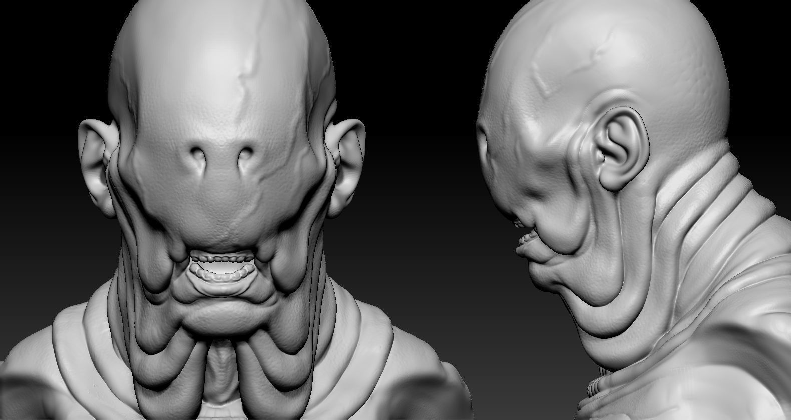 Pale Man Portrait 3D model 3D printable | CGTrader