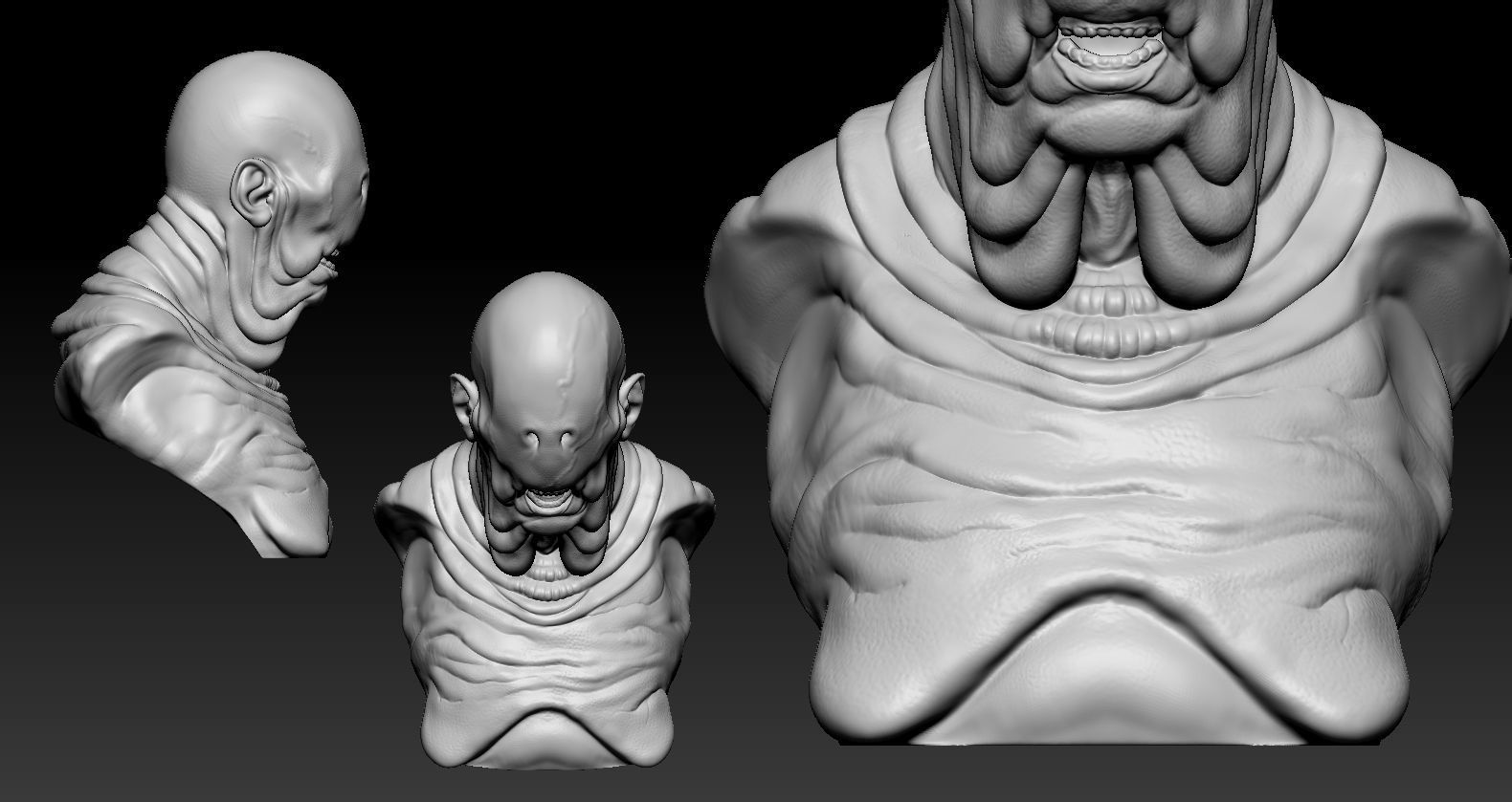 Pale Man Portrait 3D model 3D printable | CGTrader