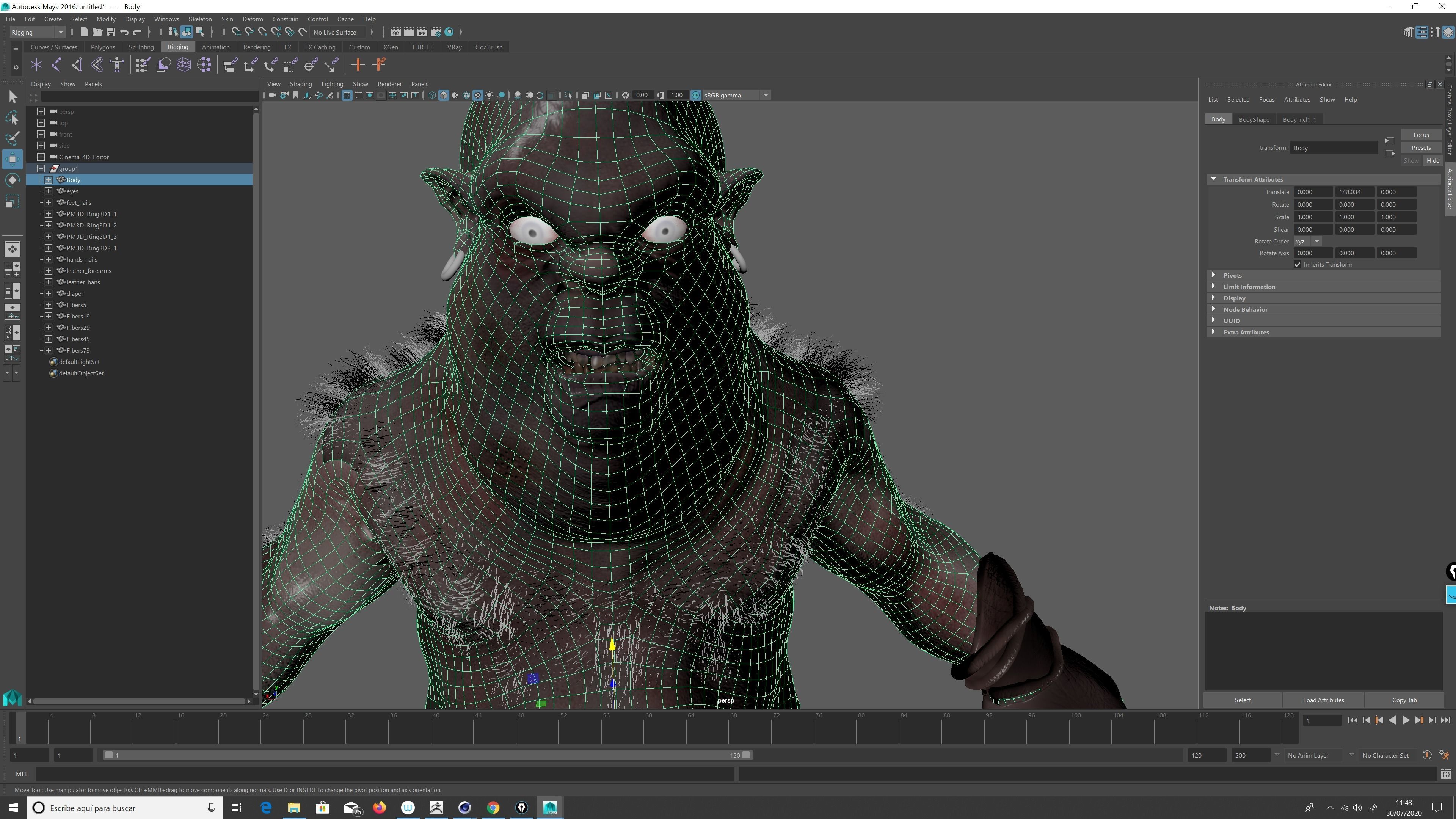 3D model CAVE TROLL VR / AR / low-poly | CGTrader
