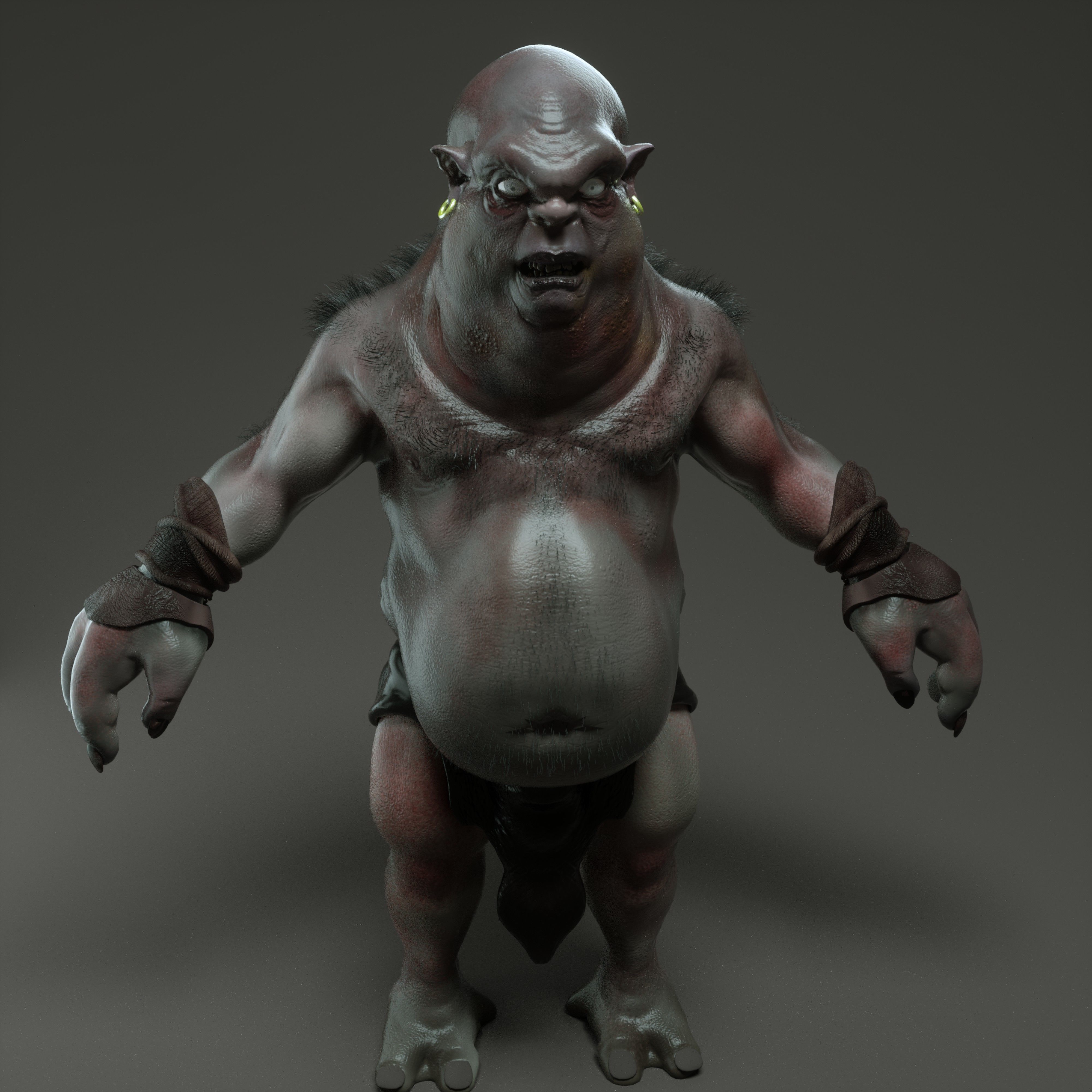 3D model CAVE TROLL VR / AR / low-poly | CGTrader