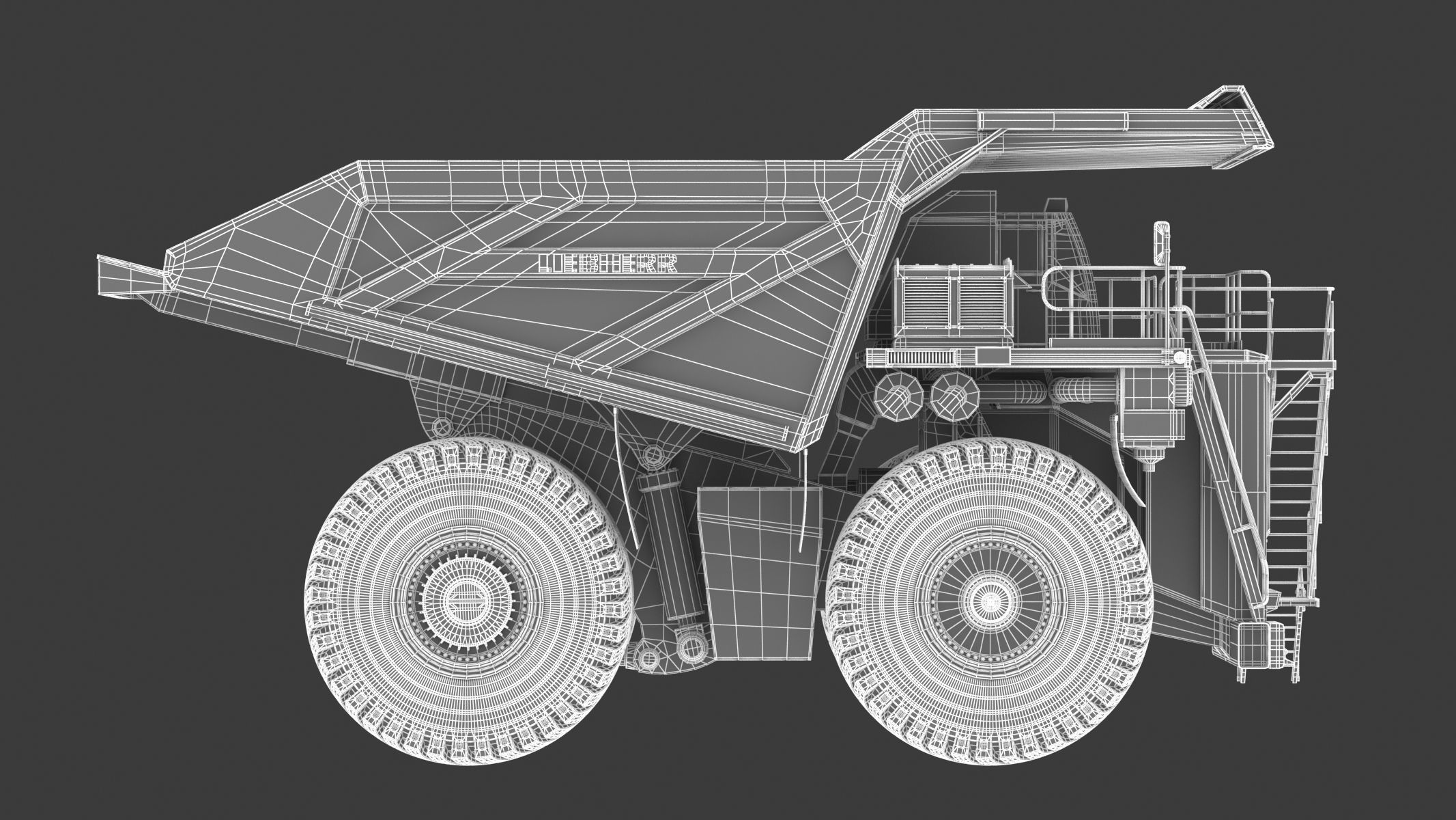 Liebherr T284 Mining Truck T 284 3D model | CGTrader