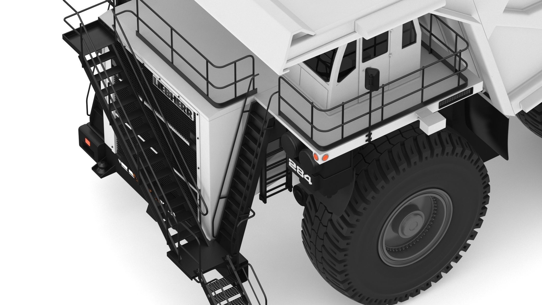 Liebherr T284 Mining Truck T 284 3D model | CGTrader