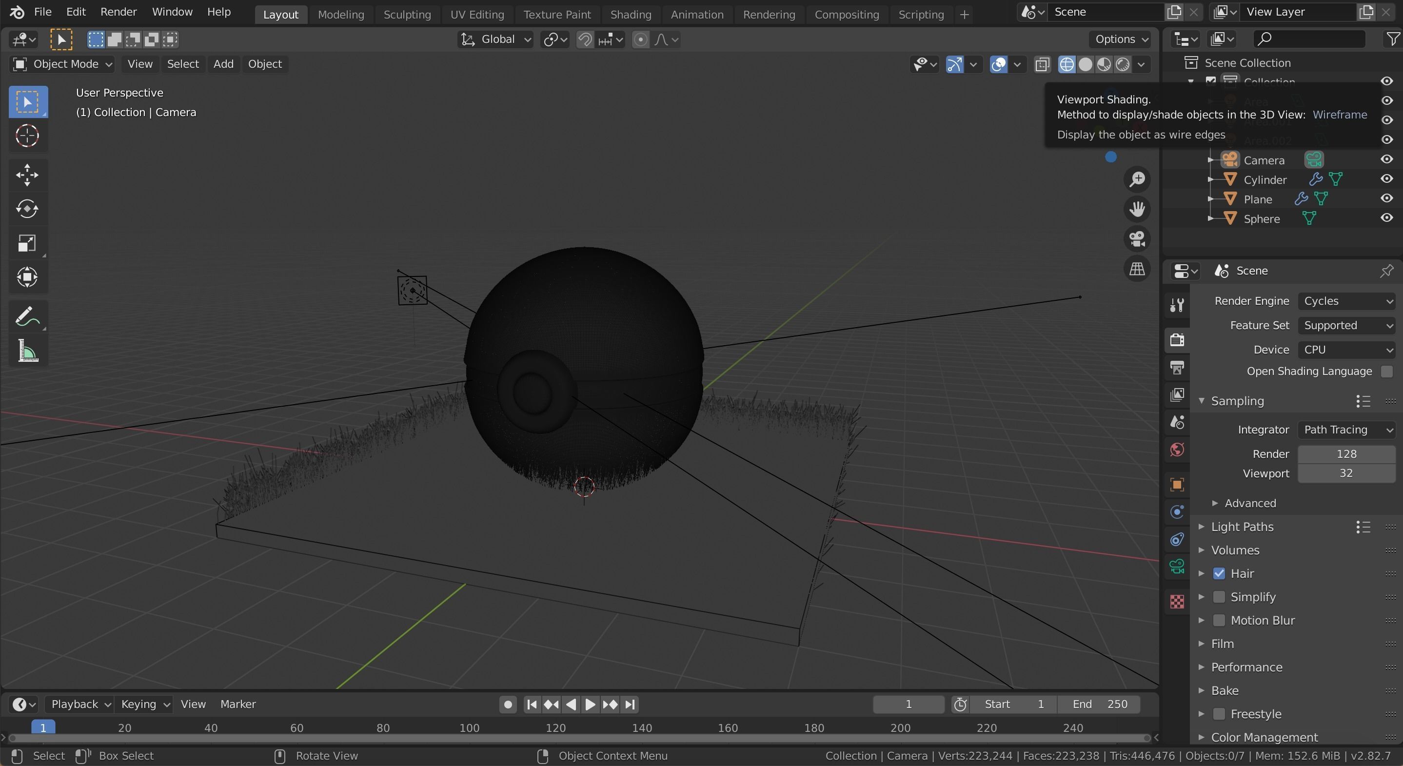 Pokeball on Grass Terrain 3D model | CGTrader