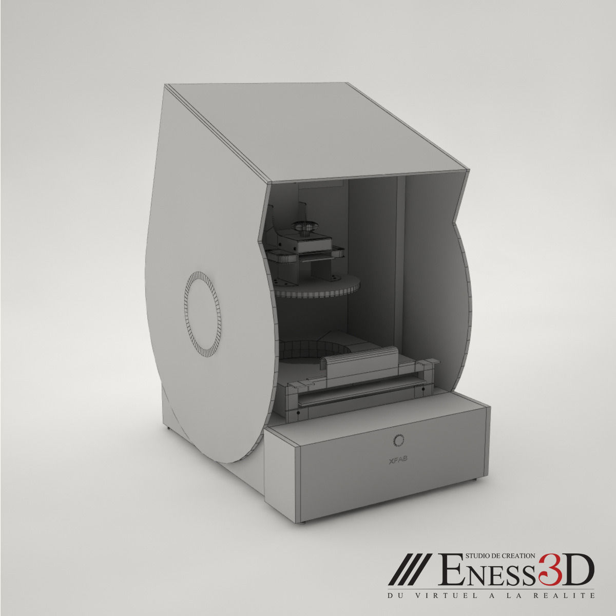 Pro - 3D Printer X Fab-DWS lab 3D model | CGTrader