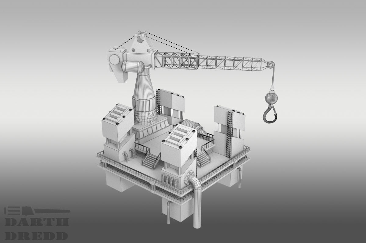 Red Alert 2 Soviet Naval Shipyard 3D model | CGTrader