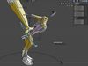 Renamon - Cell shaded - Free blender model free VR / AR / low-poly 3D ...