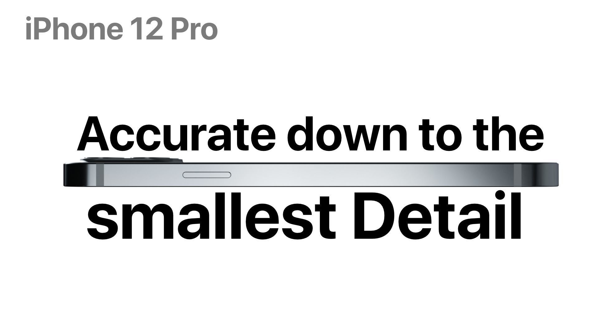 iPhone 12 Pro Max Space Gray 3D model | CGTrader