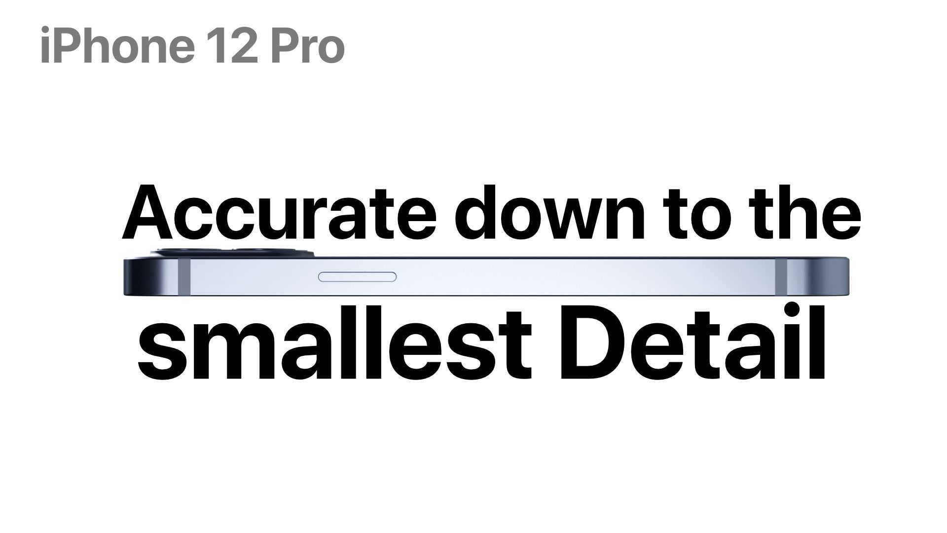 iPhone 12 Pro Midnight Blue 3D model | CGTrader