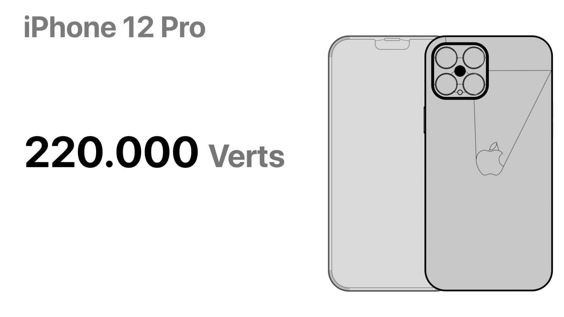 iPhone 12 Pro Max Midnight Blue 3D model | CGTrader