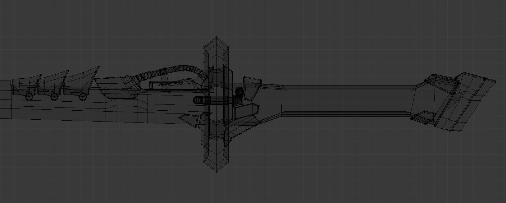 3D model Corrupt Futuristic Samurai Sword VR / AR / low-poly | CGTrader