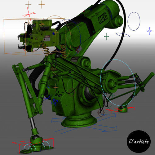 Car Robot 3D model rigged | CGTrader