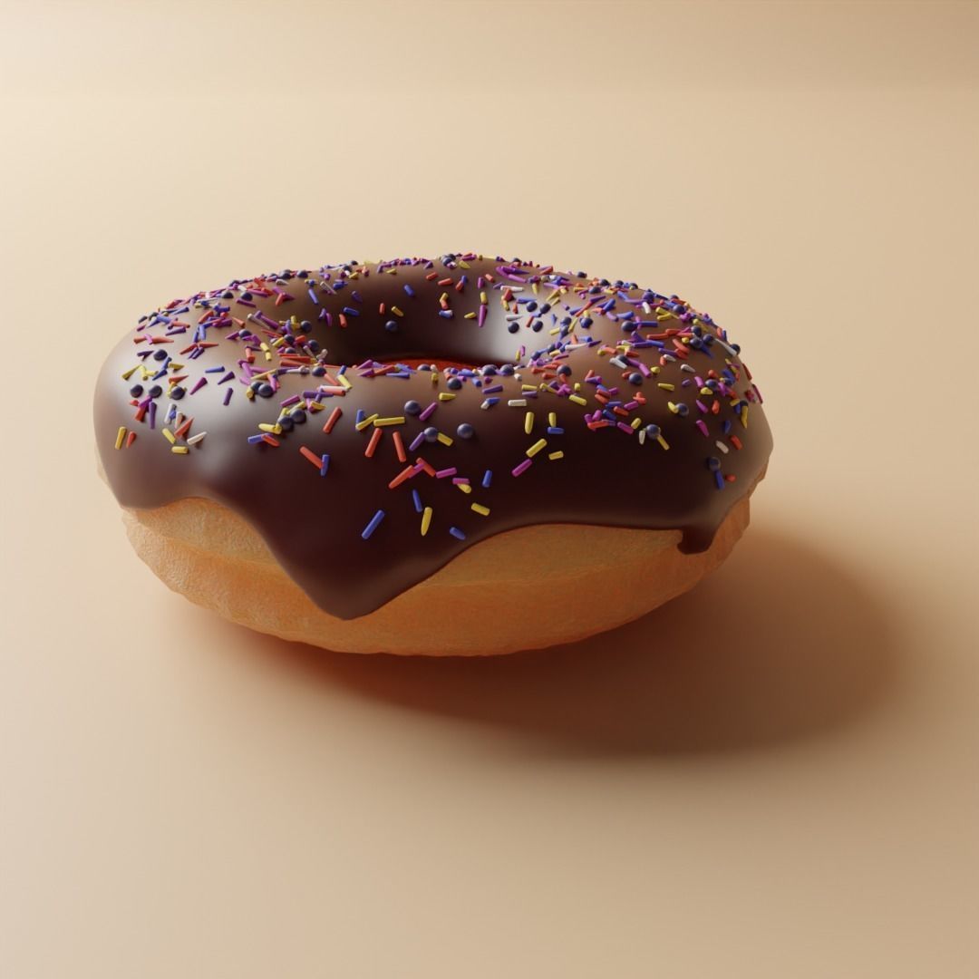Donut free 3D model | CGTrader
