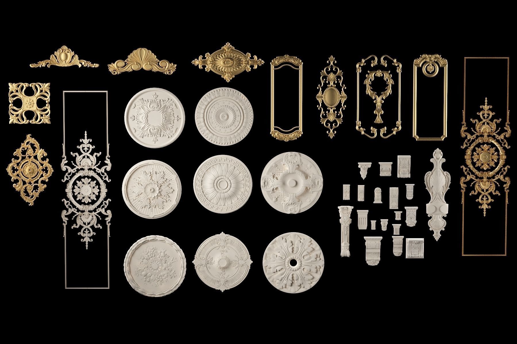 Classic pattern 3D model 3D printable | CGTrader