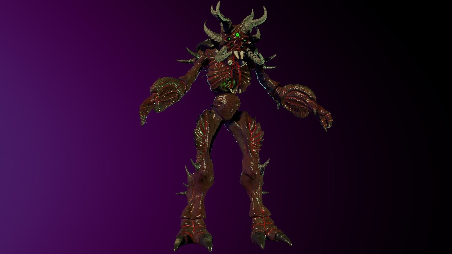 3D model Demon Insect VR / AR / low-poly | CGTrader