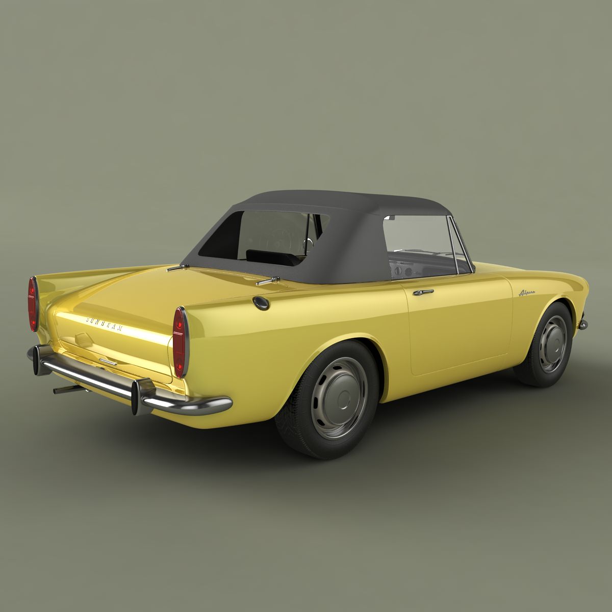 Sunbeam Alpine Series 4 3D model | CGTrader