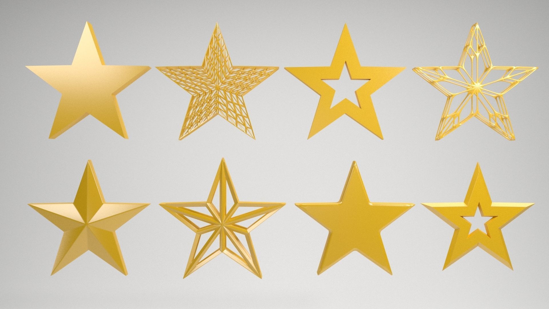 Star Shape 3D Model CGTrader