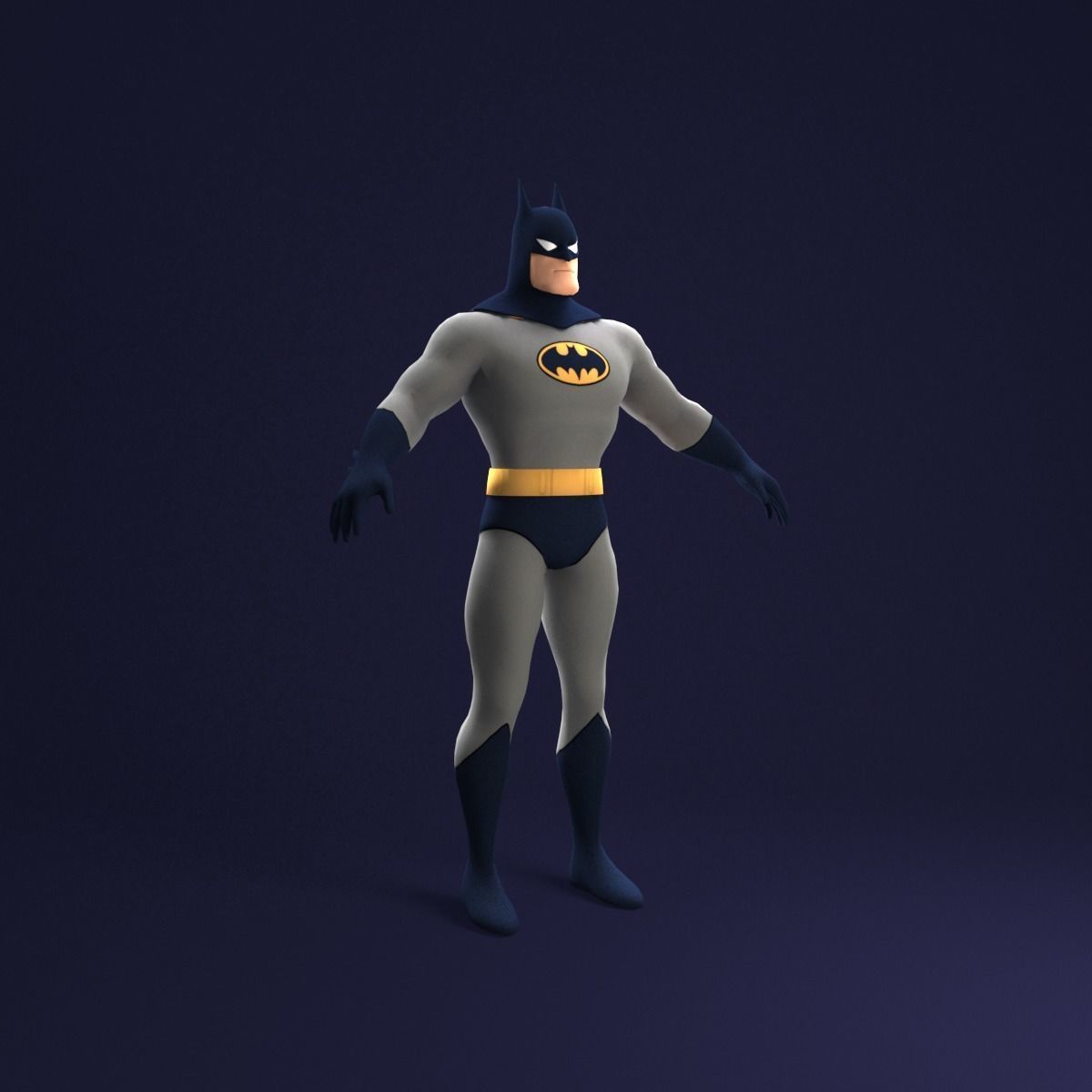 3D model Batman Animated Series Rigged VR / AR / low-poly | CGTrader