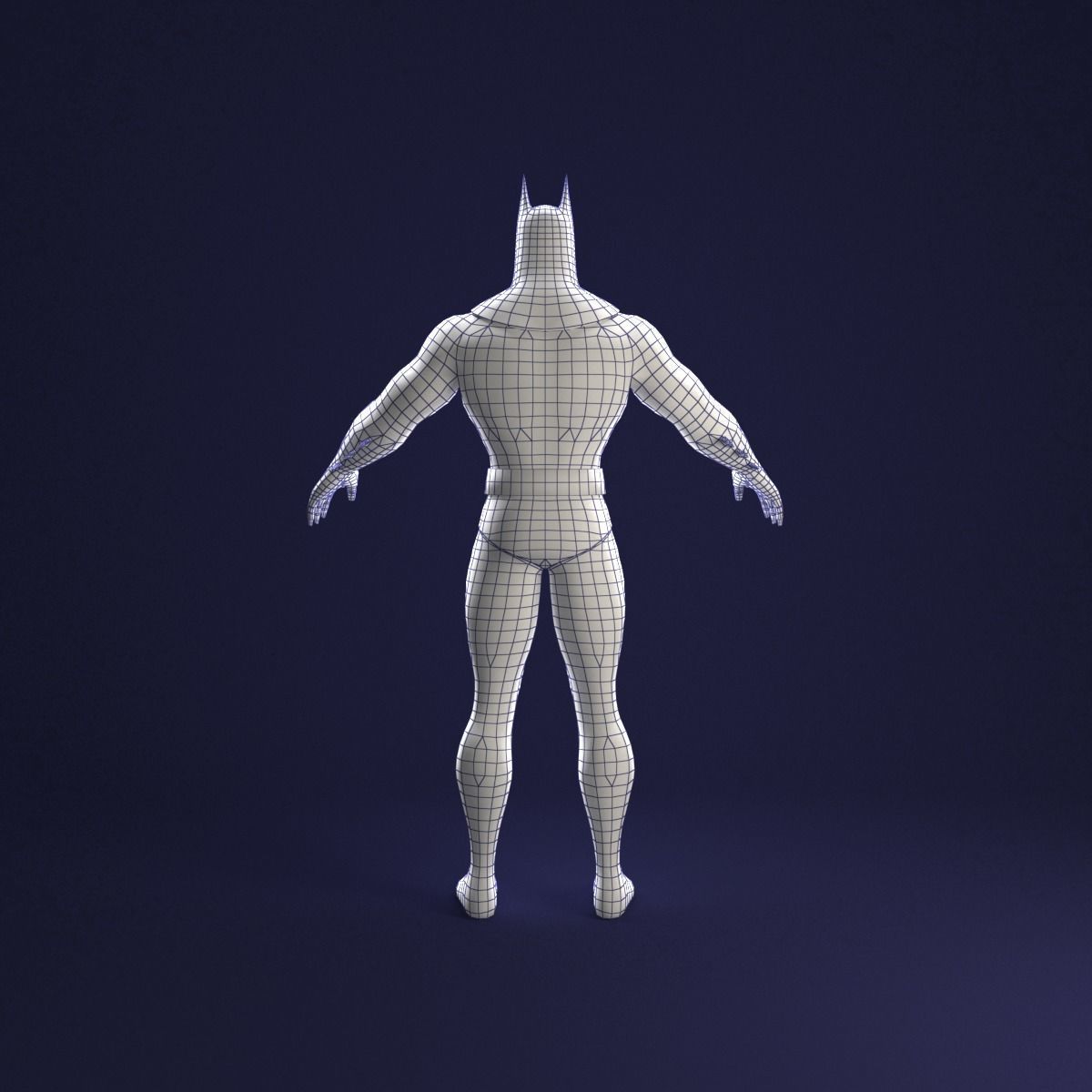 3D model Batman Animated Series Rigged VR / AR / low-poly | CGTrader