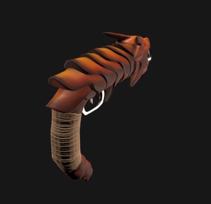 3D model Dragon Gun VR / AR / low-poly | CGTrader