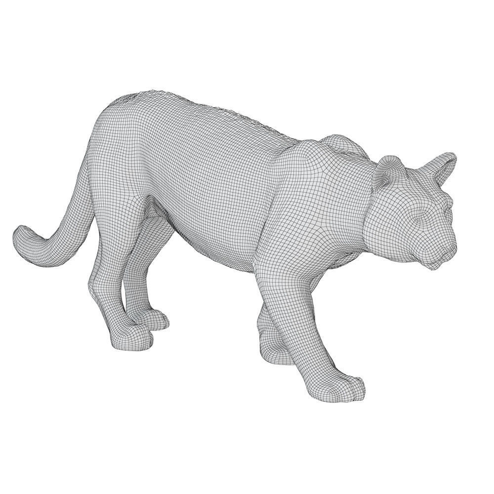 Figurine Puma 3D model | CGTrader