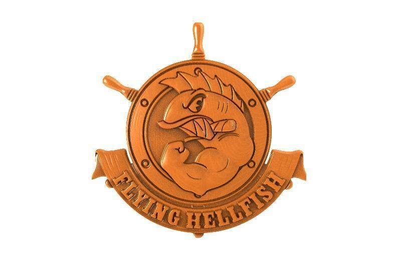 The Simpsons flying hellfish CNC 3D model 3D printable | CGTrader