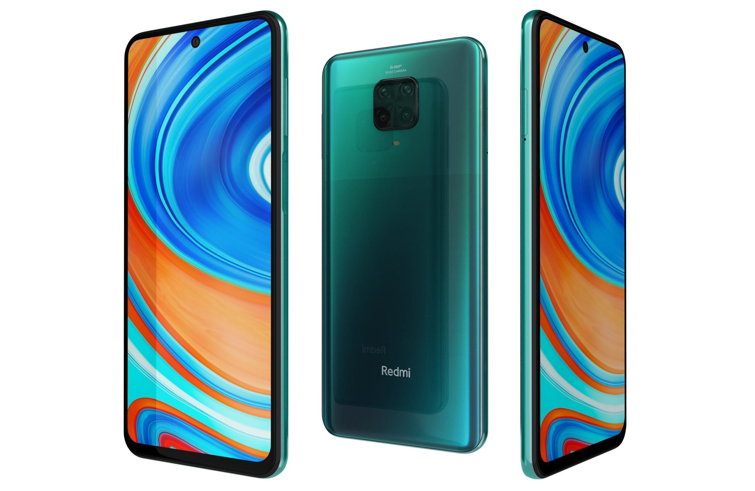 Xiaomi Redmi Note 9 Pro Tropical Green 3D model | CGTrader