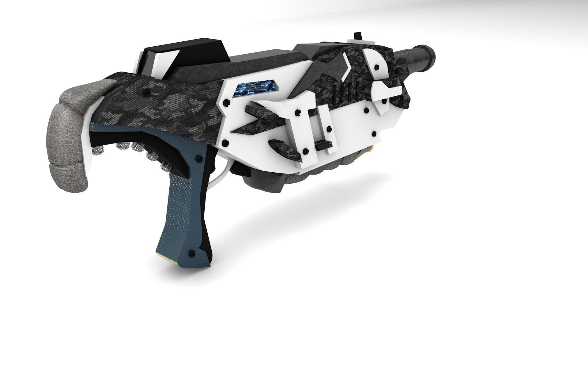 Futuristic Gun -2 - Exclusive Design free 3D model | CGTrader