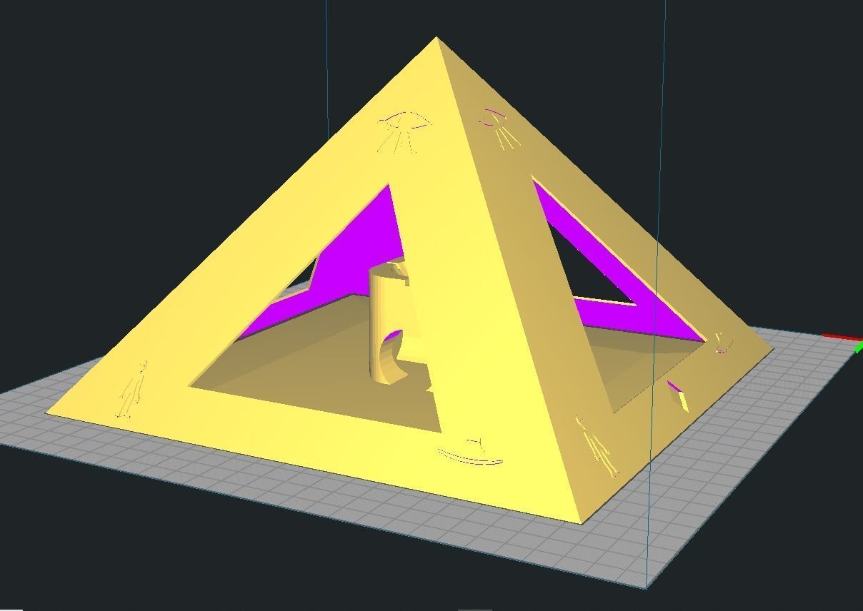 Pyramid - PIRAMIDE ENERGETICA 3 3D model 3D printable | CGTrader