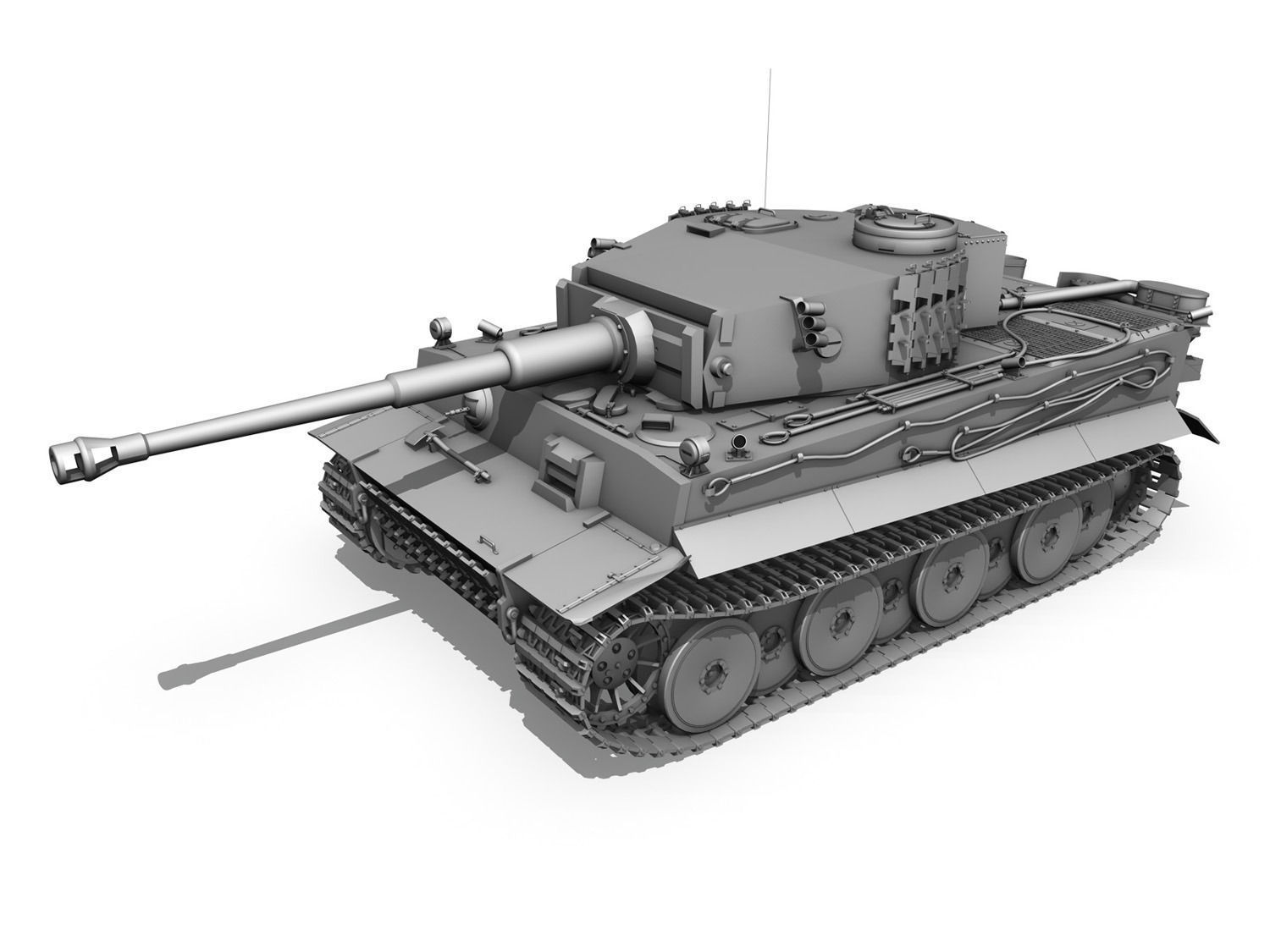 Panzer VI - Tiger - 231 - Early Production 3D model | CGTrader