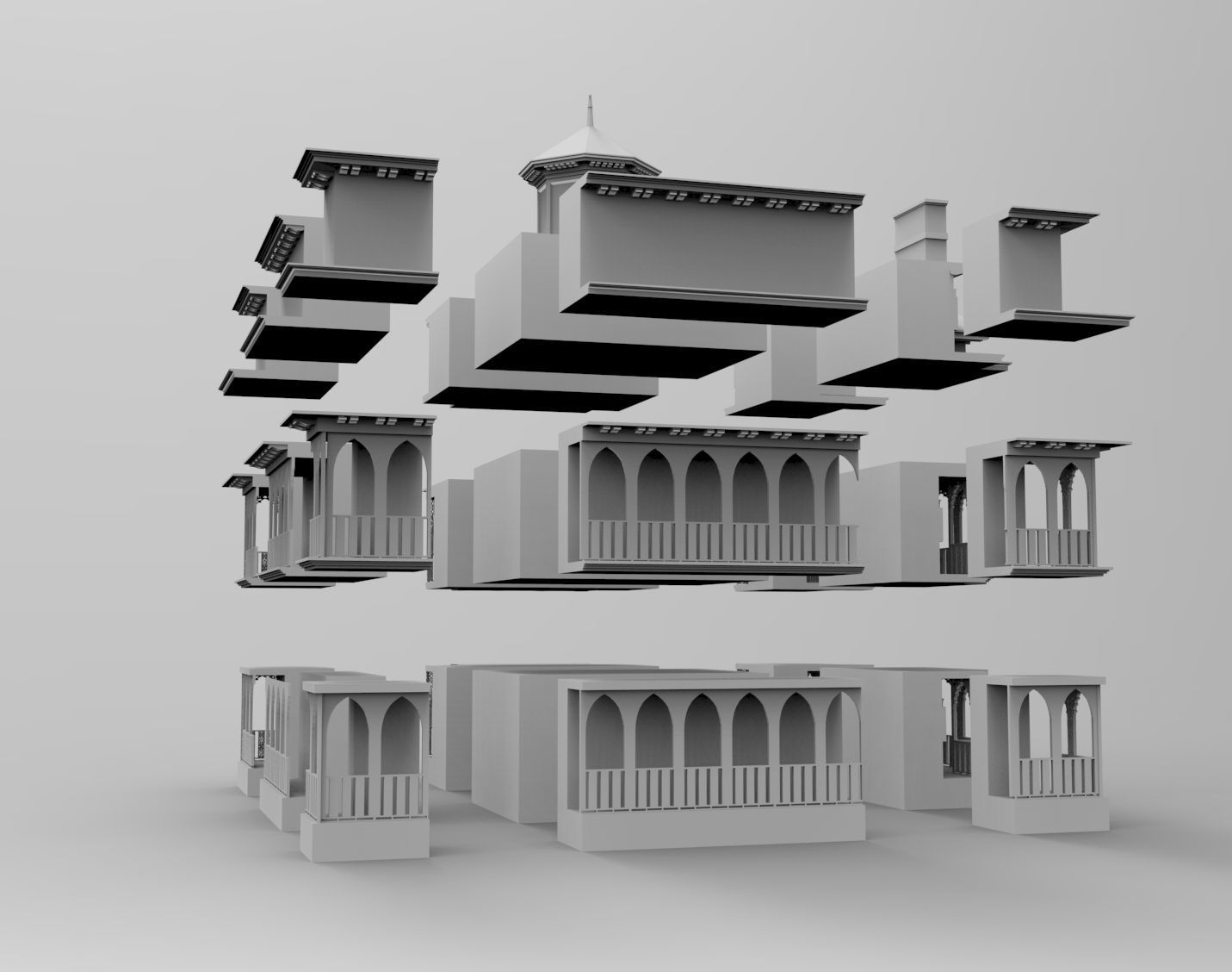 Disneyland Haunted Mansion 3D model 3D printable | CGTrader