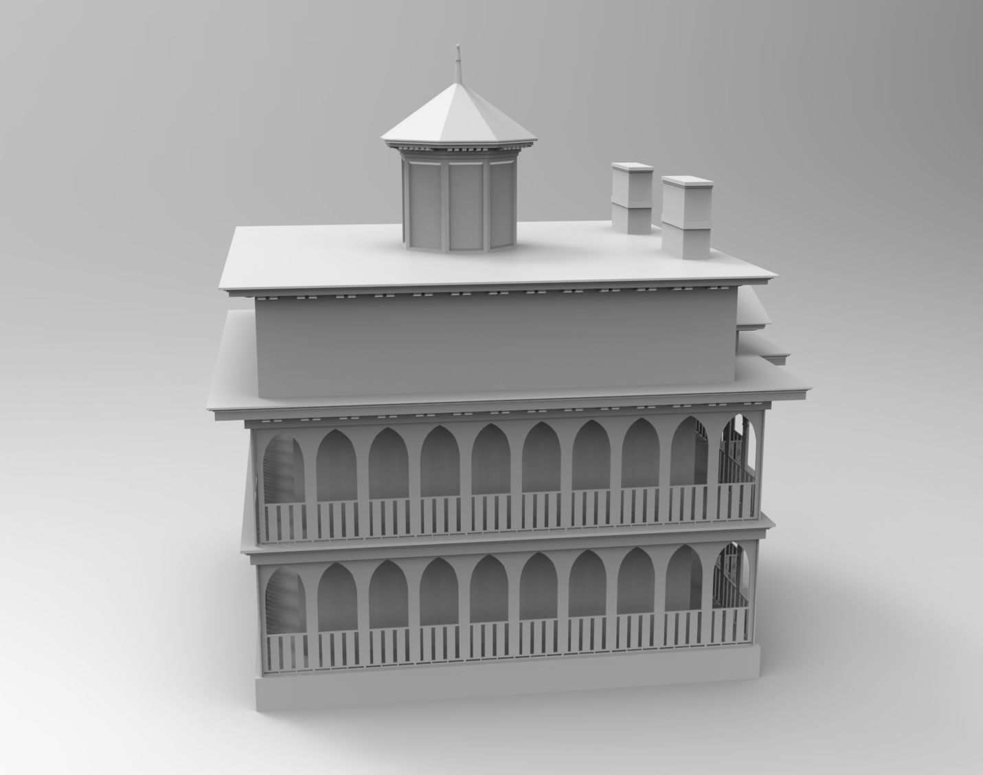 Disneyland Haunted Mansion 3D model 3D printable | CGTrader
